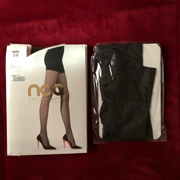 Knittex | Pants & Jumpsuits | Knittex Polka Dot Tights | Poshmark